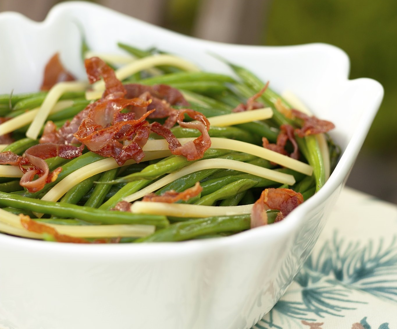 Green Beans with Frizzled Prosciutto and Gruyère - CIA Foodies