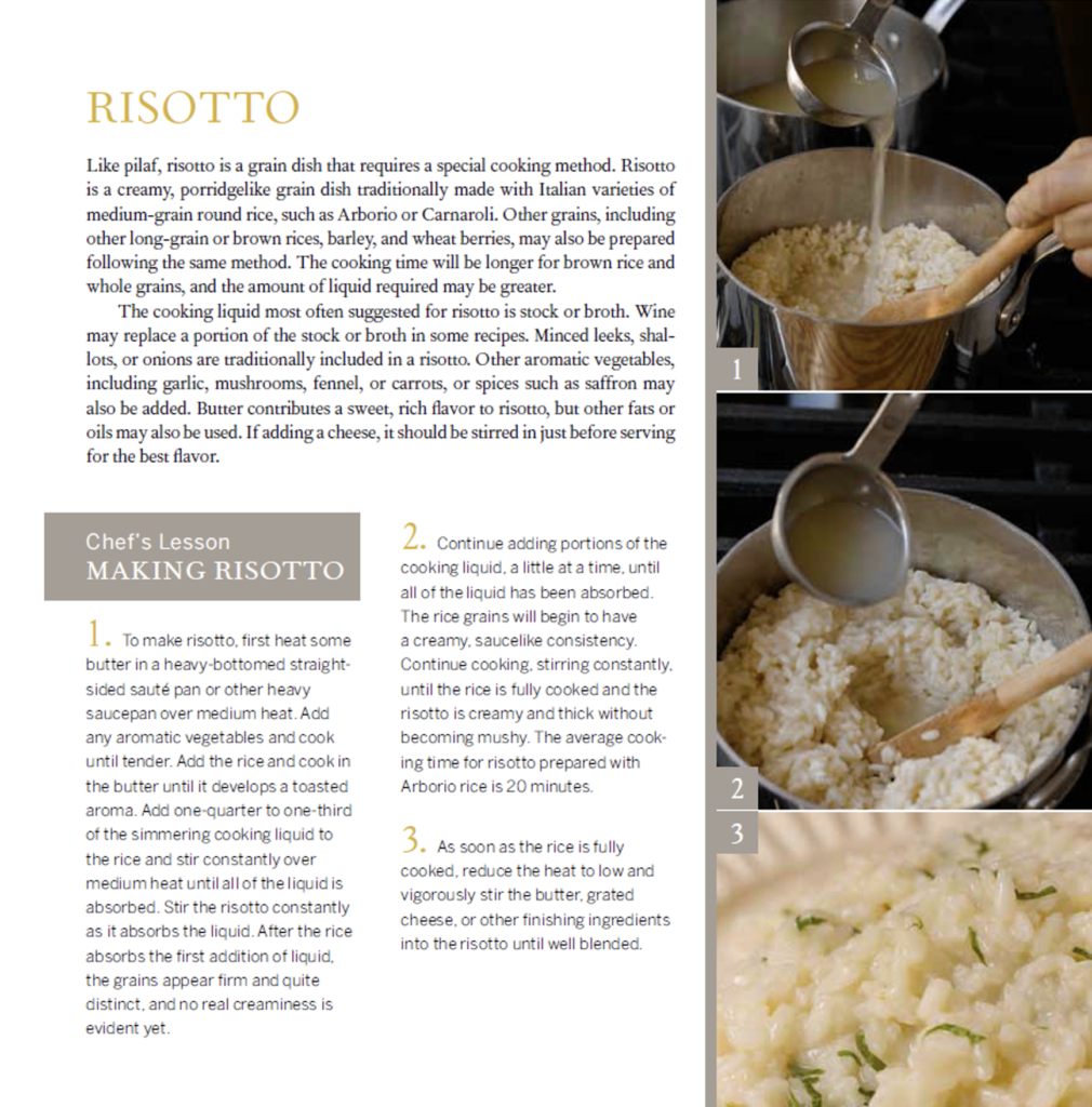 Home School: Risotto (yes, it's easy!) - CIA Foodies
