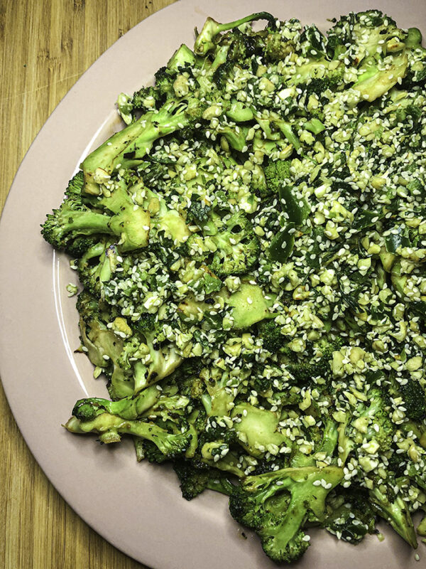 What I'm Cooking: Seared Broccoli with Peanut Sauce - CIA Foodies