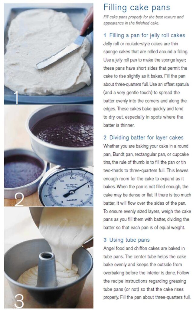 Filling Cake Pans for Perfect Results - CIA Foodies