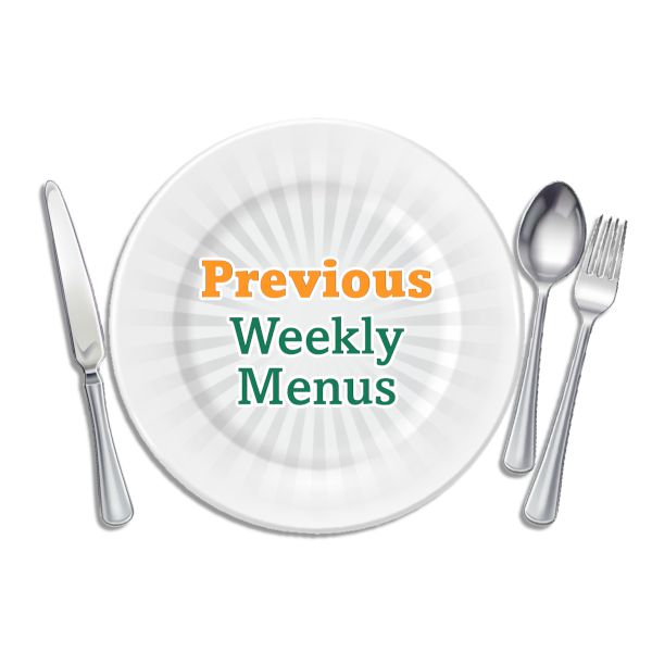 Weekly Menu Plan - CIA Foodies