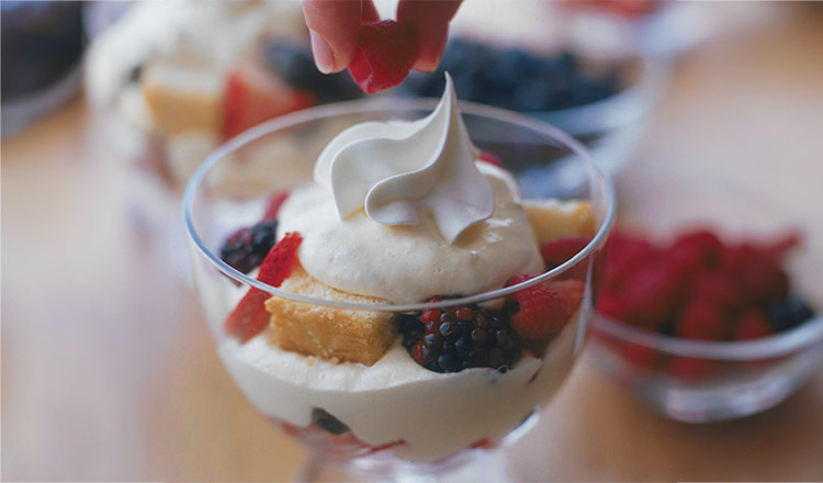 Sabayon and Fresh Berry Trifle - CIA Foodies